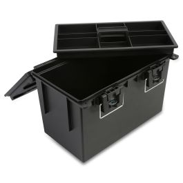 Sheffield 12701 XL Field Box with Lift Out Storage Tray-Black